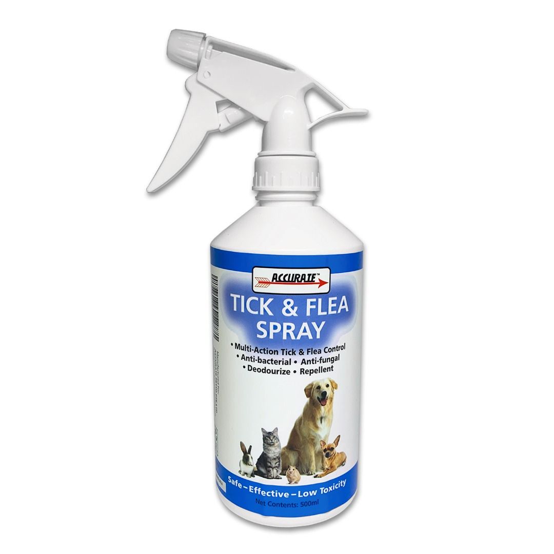 Accurate Tick & Flea Spray, Pet Supplies, Health & Grooming on Carousell