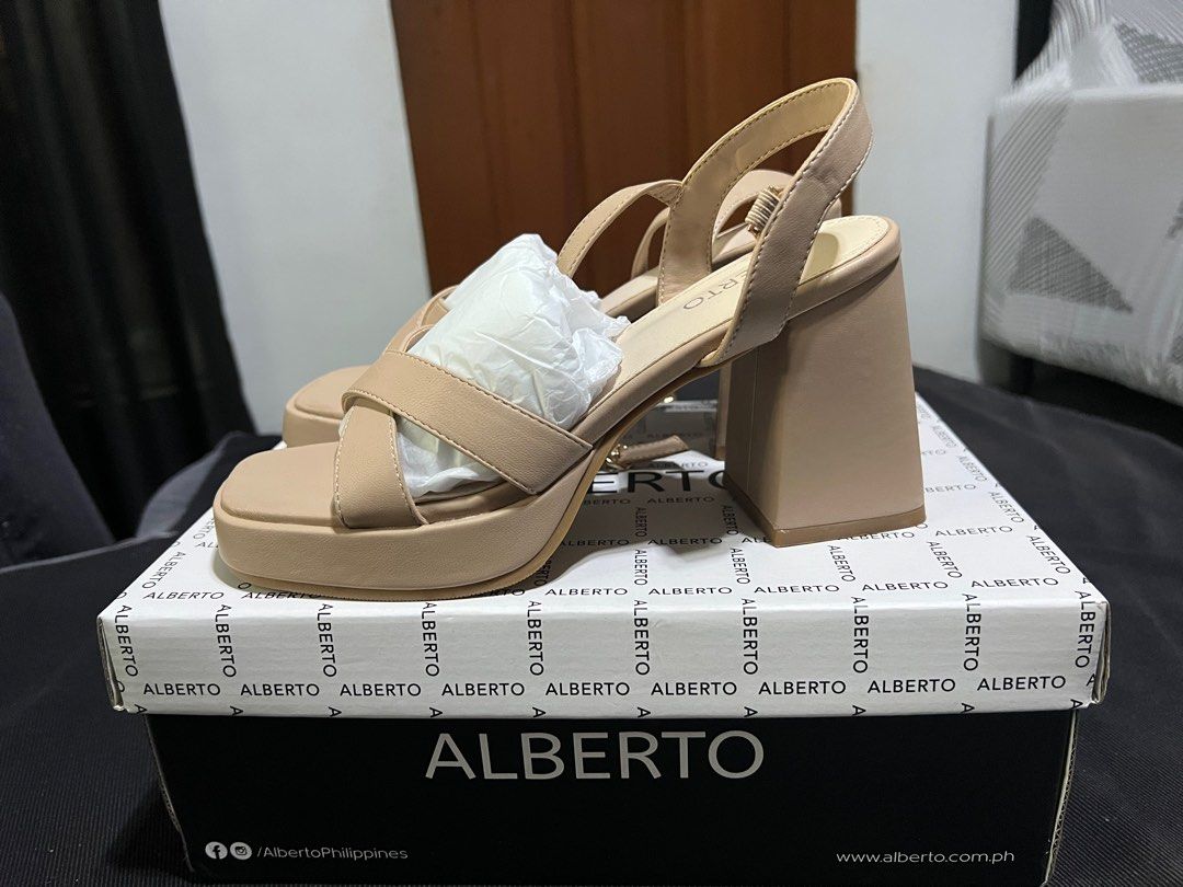 Alberto Nude Platform Heels on Carousell