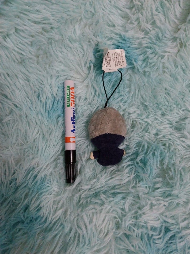 Anime jujutsu kaisen jjk inumaki toge finger puppet keychain, Hobbies ...