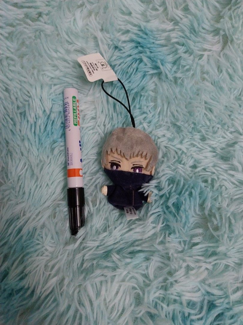 Anime jujutsu kaisen jjk inumaki toge finger puppet keychain, Hobbies ...