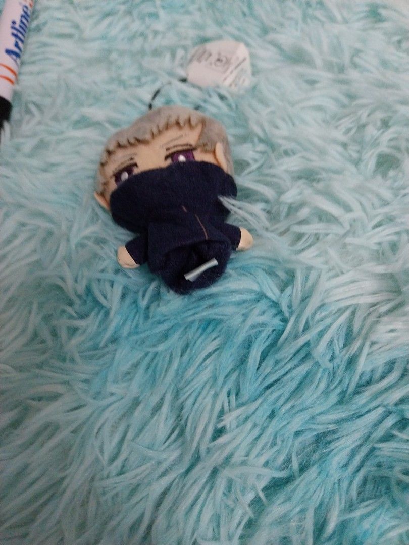 Anime jujutsu kaisen jjk inumaki toge finger puppet keychain, Hobbies ...
