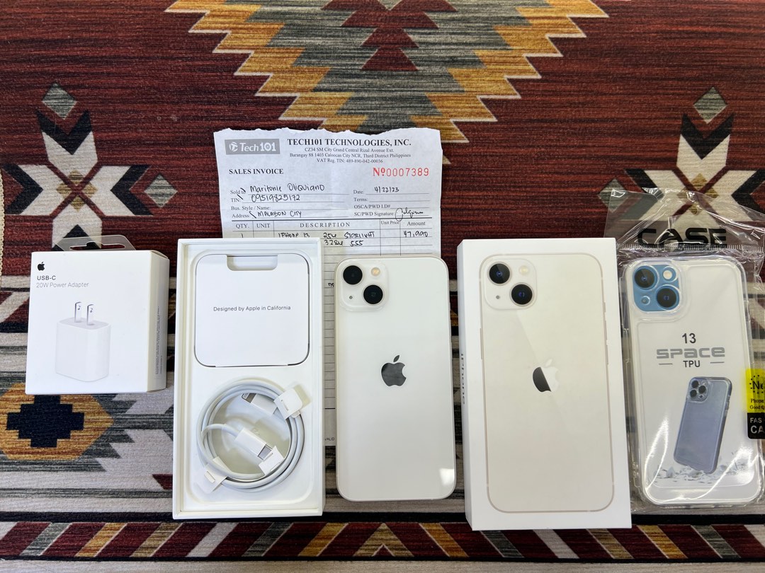 Apple iPhone 13 256gb 100% Openline White Complete (1month old ...