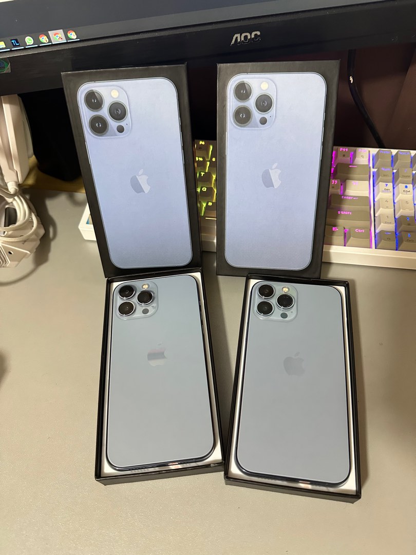 Apple iPhone 13 Pro Max Sierra Blue 128gb FU, Mobile Phones & Gadgets ...