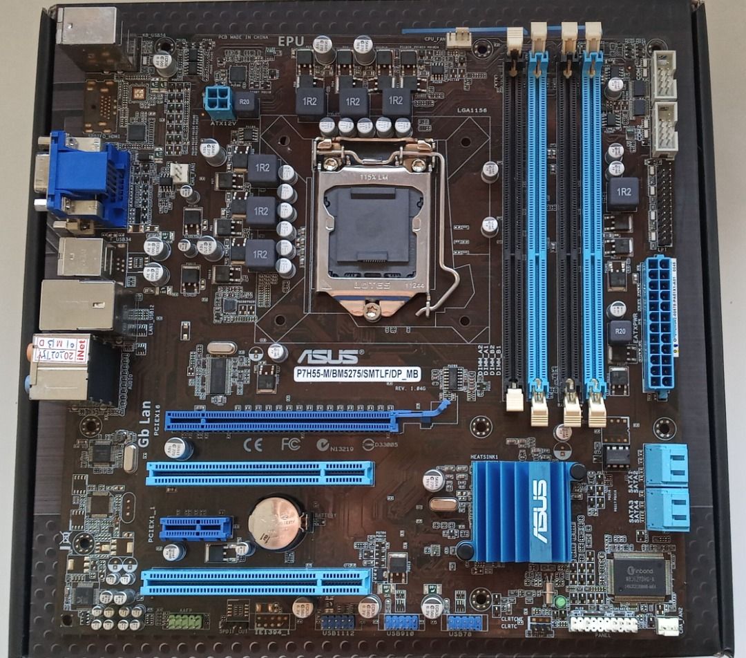 Asus P7H55-M MATX Mobo, Computers & Tech, Parts & Accessories, Computer ...