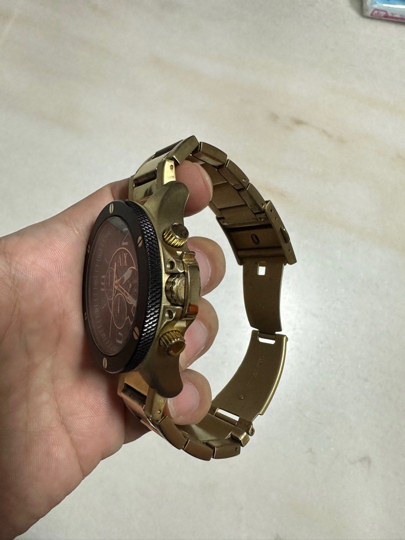 AX Gold Watch, Men's Fashion, Watches & Accessories, Watches on Carousell