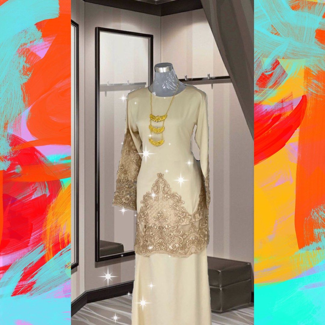 BAJU KURUNG FOR EVENTS, DINNER & MAJLIS, Women's Fashion, Muslimah ...