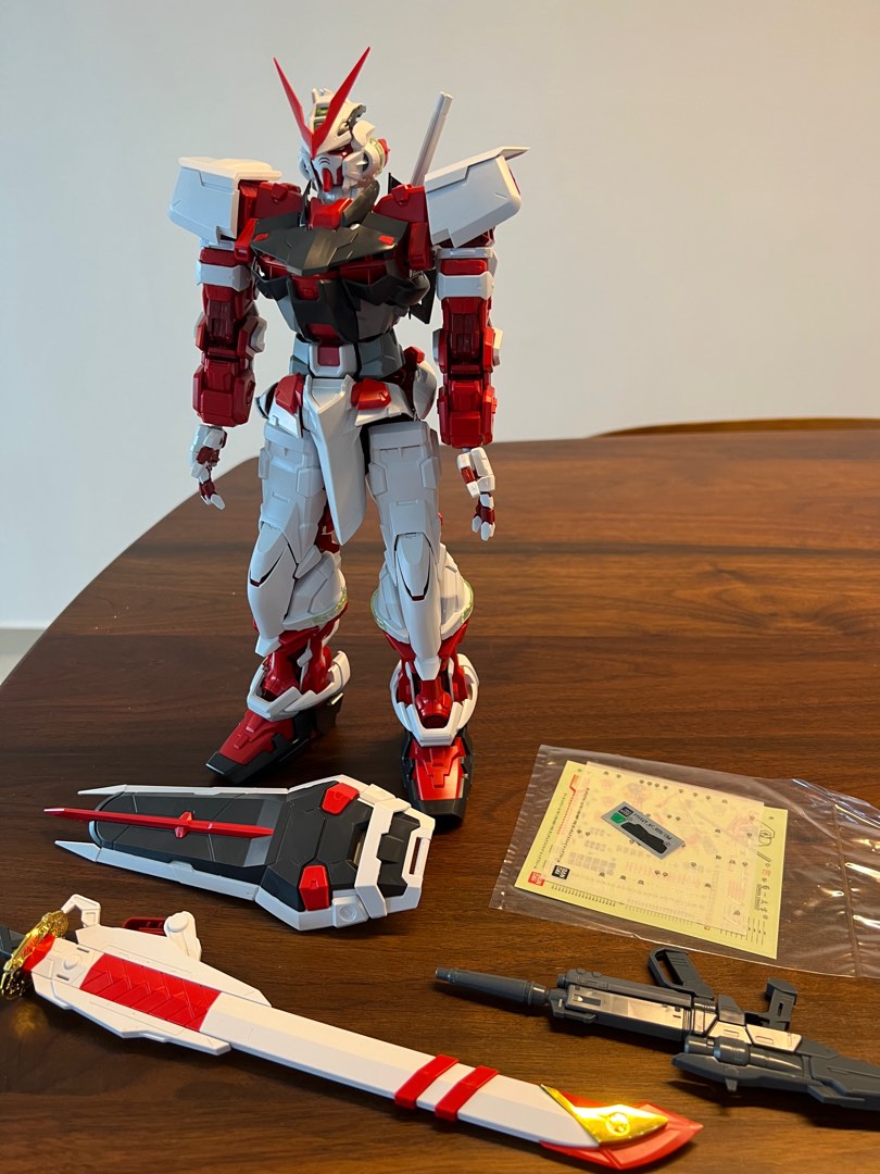 Bandai PG red frame, Hobbies & Toys, Toys & Games on Carousell