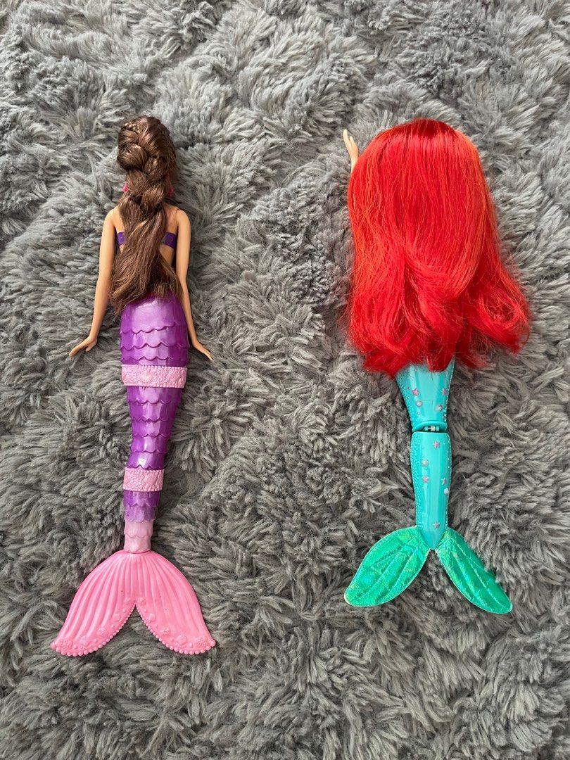 Barbie Mermaid Doll and Ariel Doll (Buy 1 FREE 1), Hobbies & Toys, Toys ...