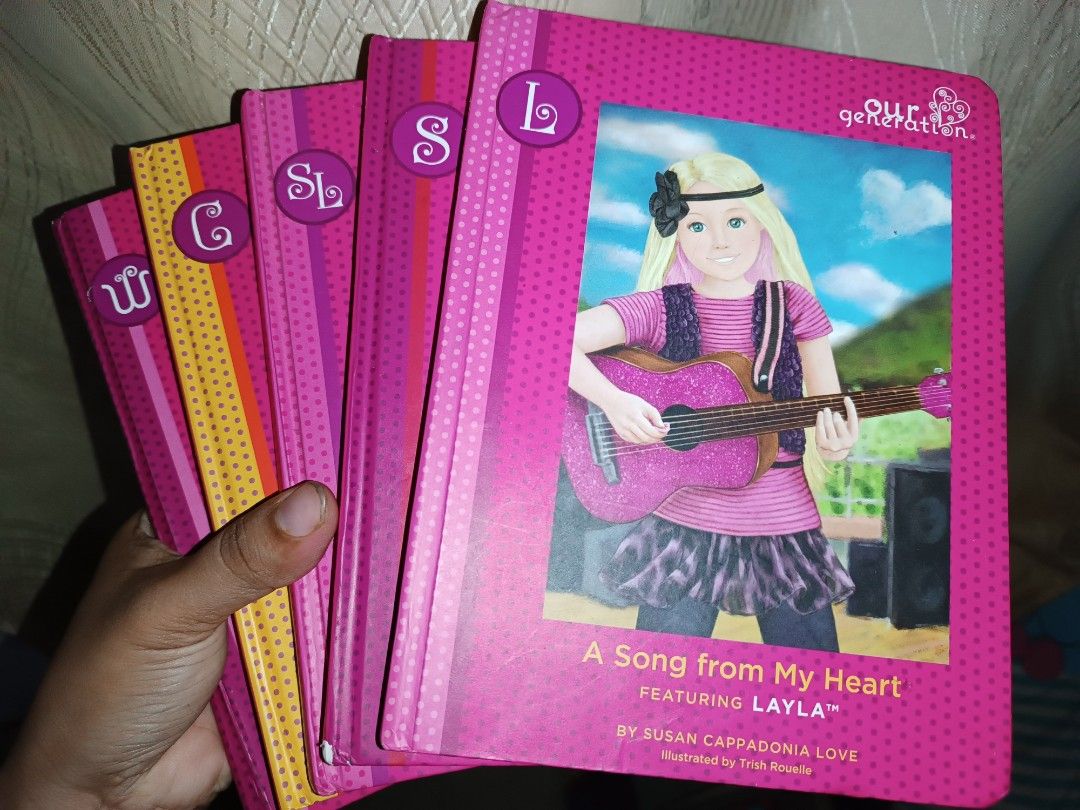 BATTAT BOOKS OUR GENERATION GIRL book set 500 fix Amgirl American Girl ...