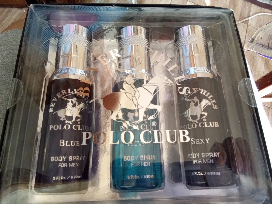 Beverly Hills Polo Body Spray set on Carousell