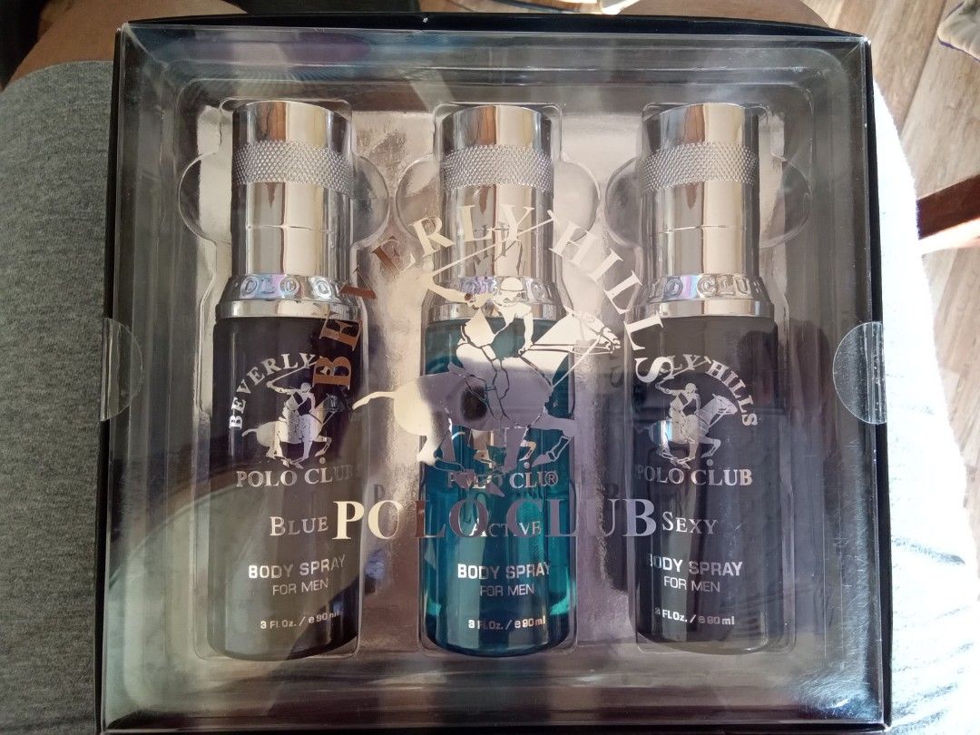 Beverly Hills Polo Body Spray set on Carousell