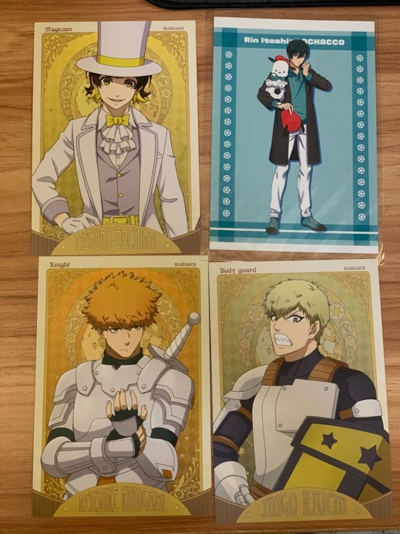 Blue lock set Benefits Rin Bachira Kunigami Raichi, Hobbies & Toys ...