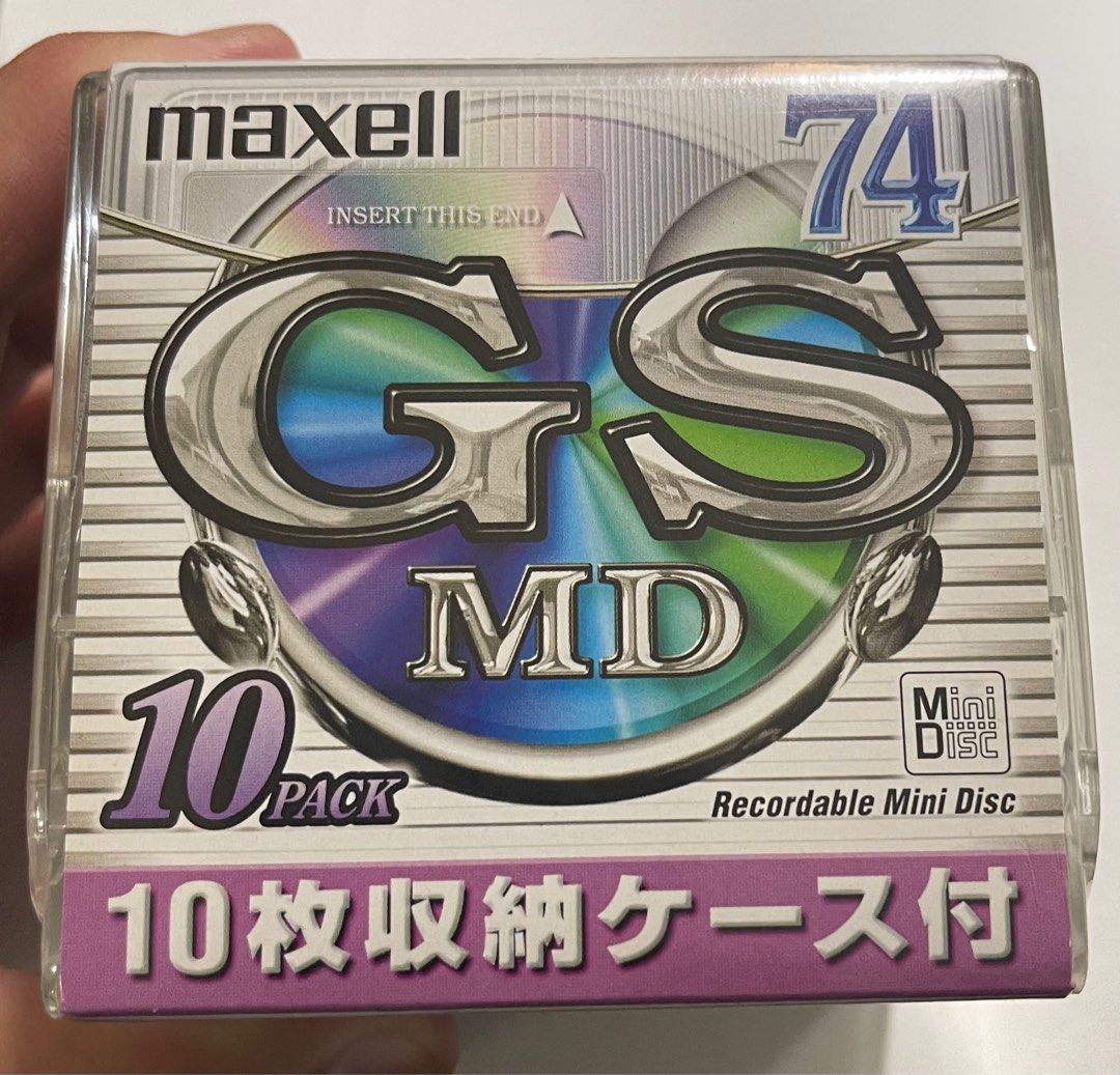 Brandneww Maxell 10 Pack Recordable Mini Disc on Carousell