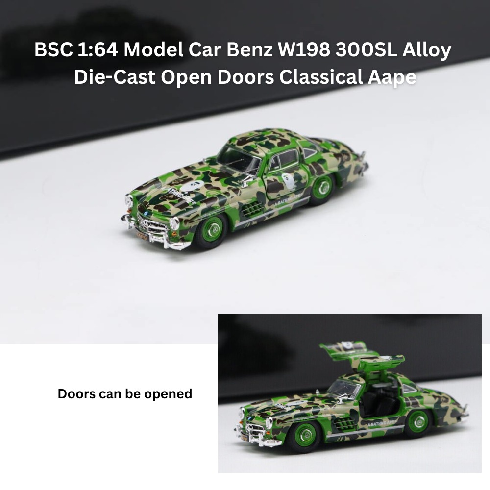 Briscale Model BSC 1/64 Scale Mercedes Benz W198 300SL Alloy Die-Cast ...