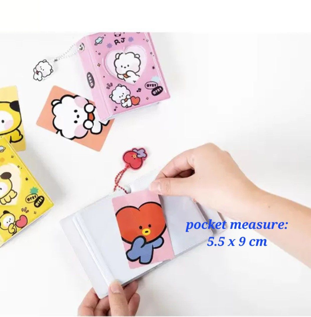 BT21 SHOOKY Minini Photocard Binder, Photography, Photography Accessories, Other Photography ...