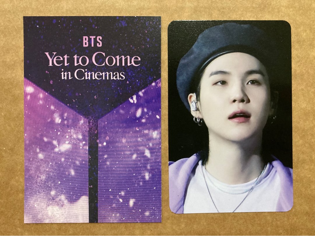 BTS Suga Yet to Come in Cinemas CGV pc on Carousell