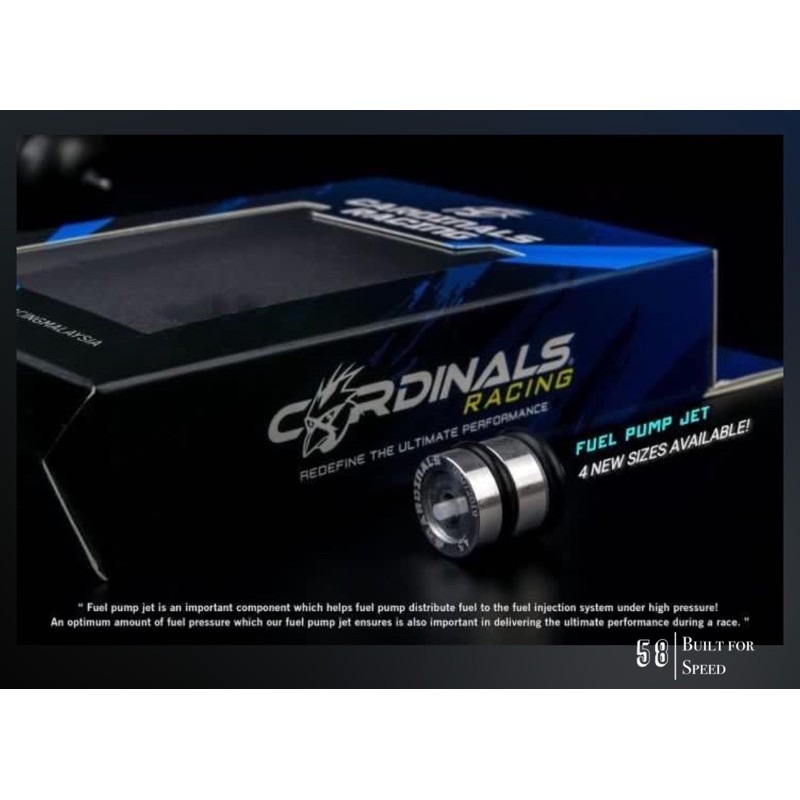 Cardinals Racing Fuel Pump Jet Y15 SNIPER150 MXKING Y16 SNIPER155 ...