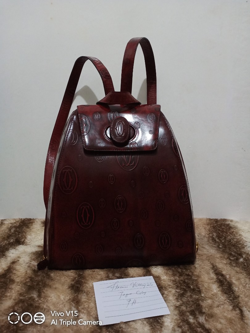 Cartier Backpack medium size, Luxury, Bags & Wallets on Carousell