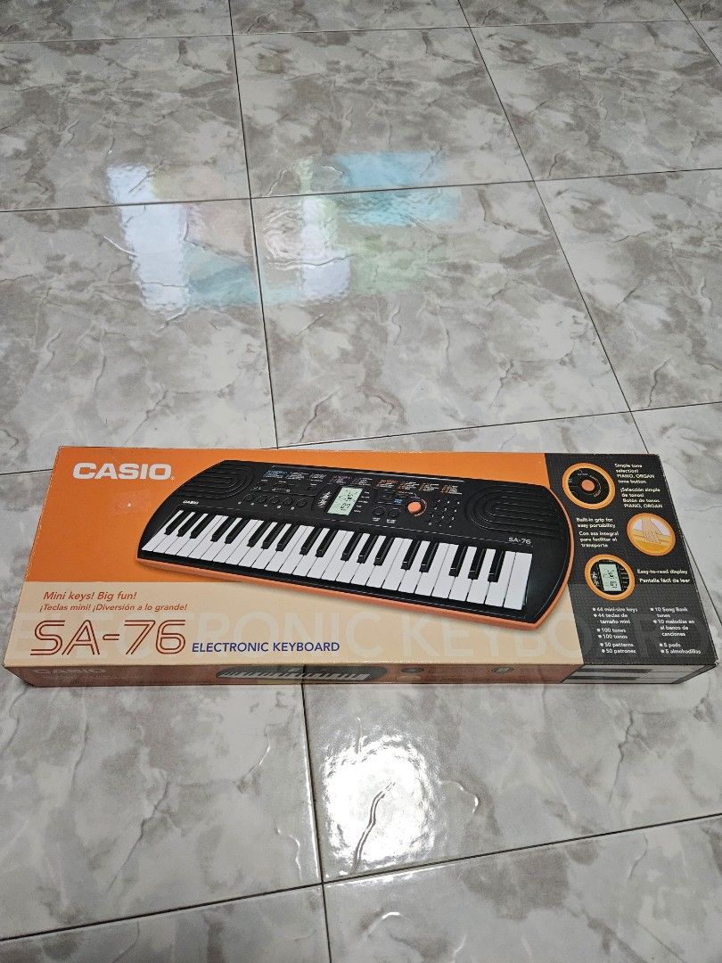 Casio Electronic Keyboard, Hobbies & Toys, Music & Media, Musical ...