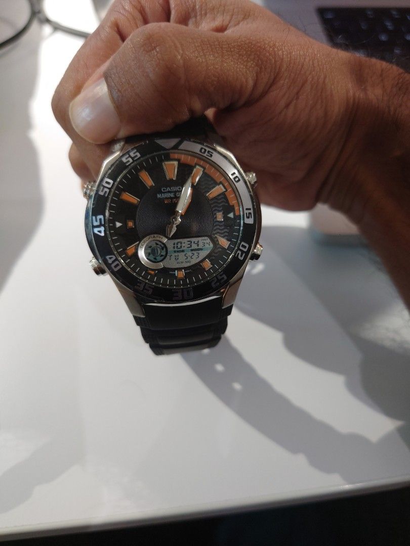 Casio marine gear, Men's Fashion, Watches & Accessories, Watches on ...