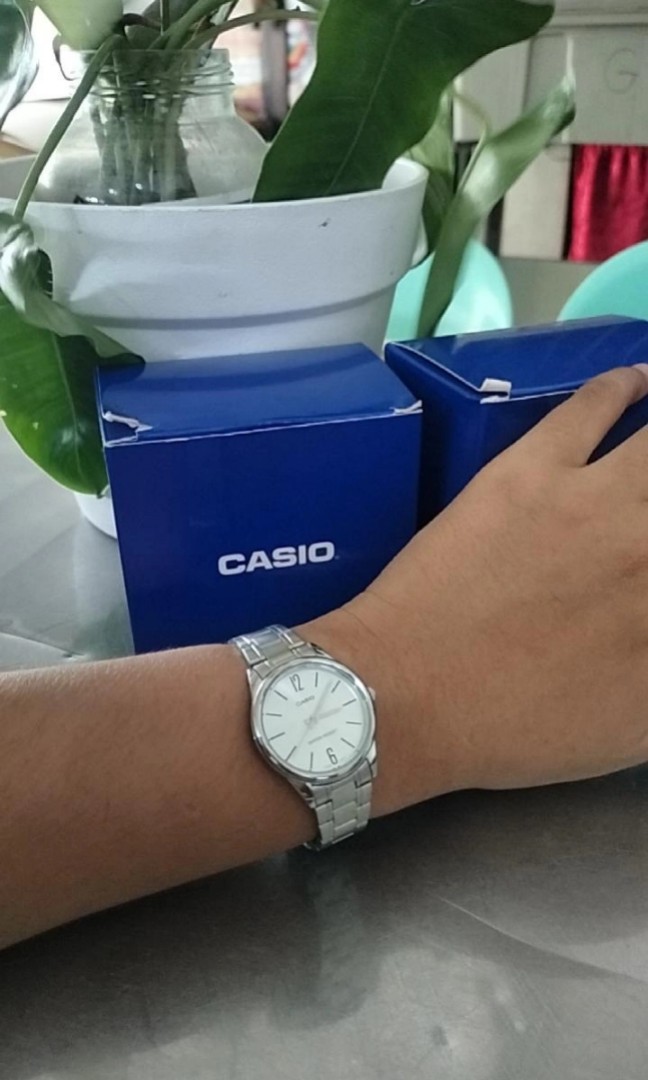 Casio Silver Watch, Women's Fashion, Watches & Accessories, Watches on ...