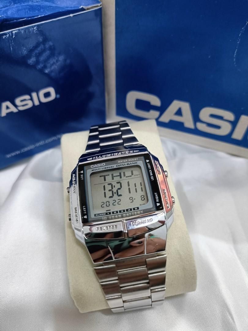 Casio Vintage Silver db360 Watch Used on Carousell