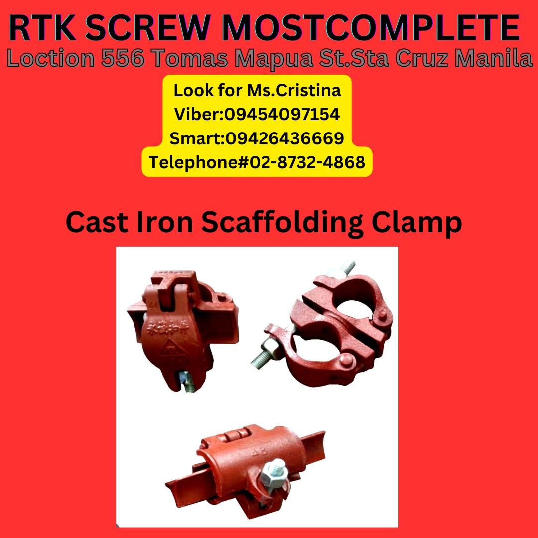 Cast Iron Scaffolding Clamp, Commercial & Industrial, Construction ...