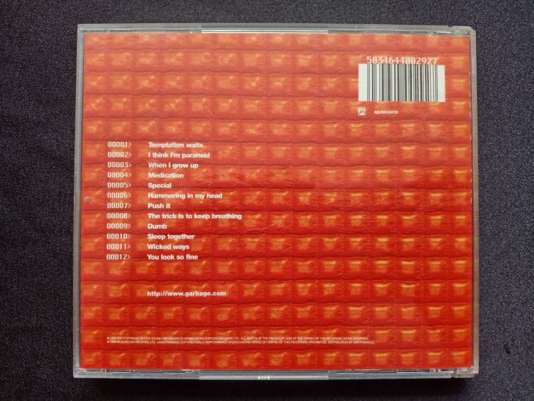 CD Garbage : version 2.0, Hobbies & Toys, Music & Media, CDs & DVDs on ...