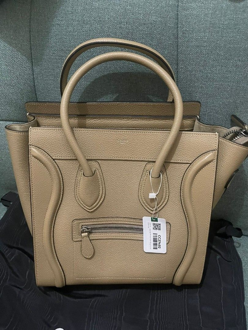 Celine Micro luggage Rec 2023, Barang Mewah, Tas & Dompet di Carousell