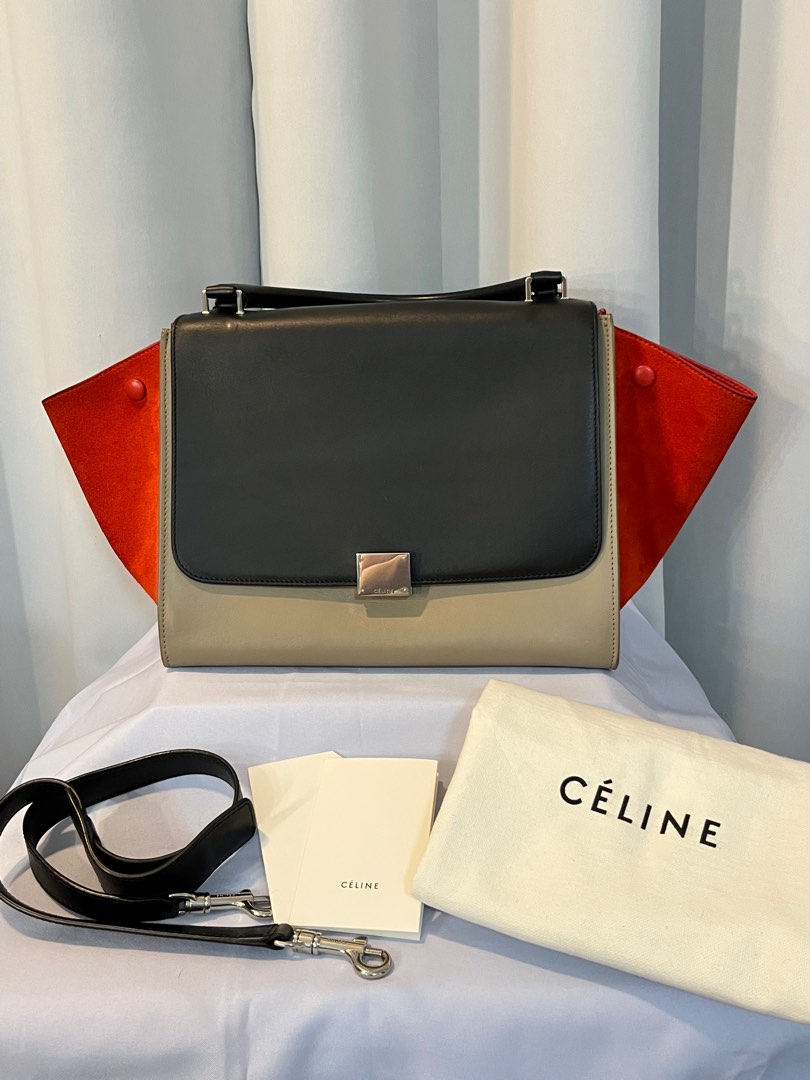 Celine Trapeze Tri Color, Luxury, Bags & Wallets on Carousell
