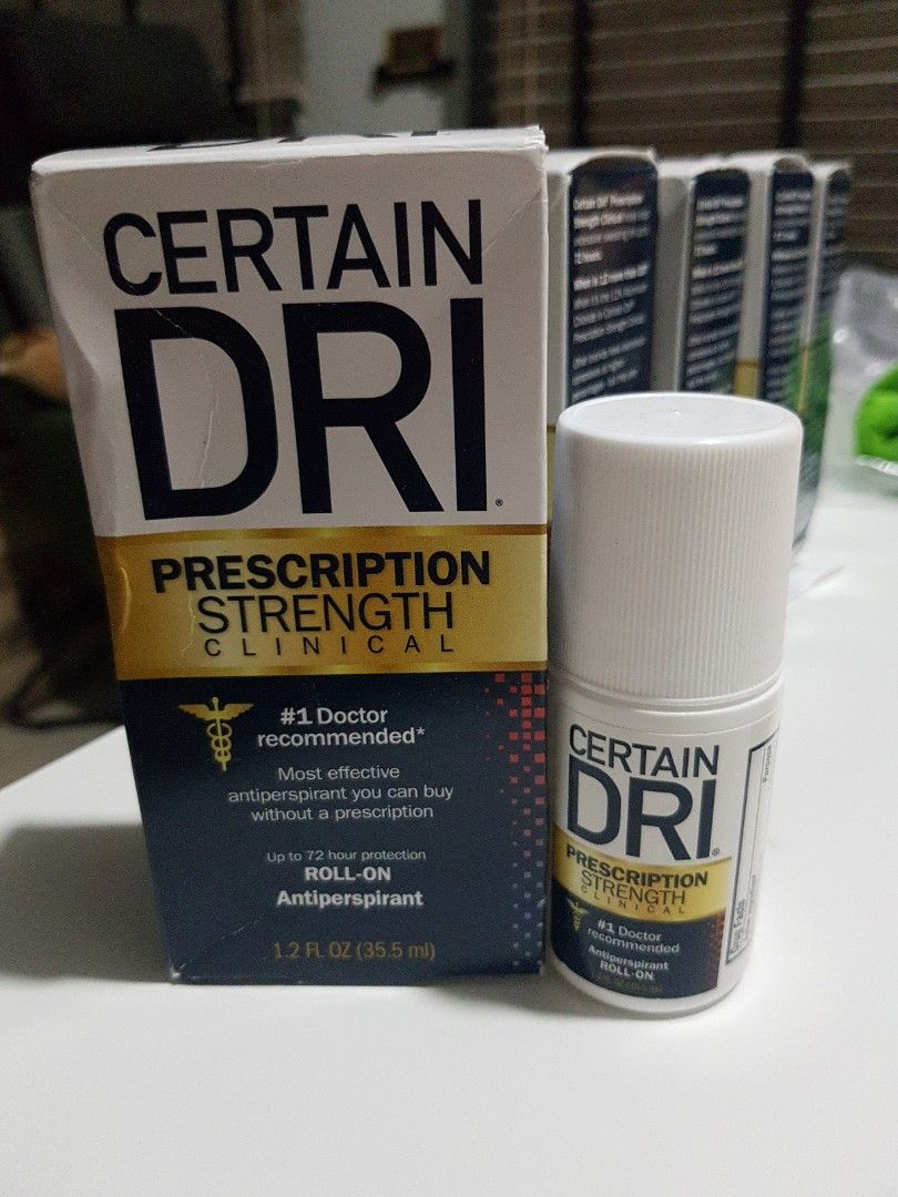 Certain Dri Prescription Strength Roll-on, Beauty & Personal Care ...