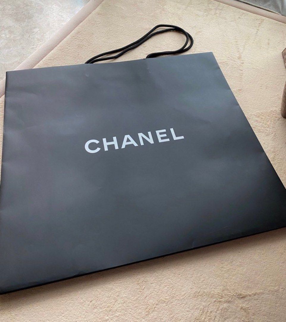 Chanel paper bag, Luxury, Accessories on Carousell