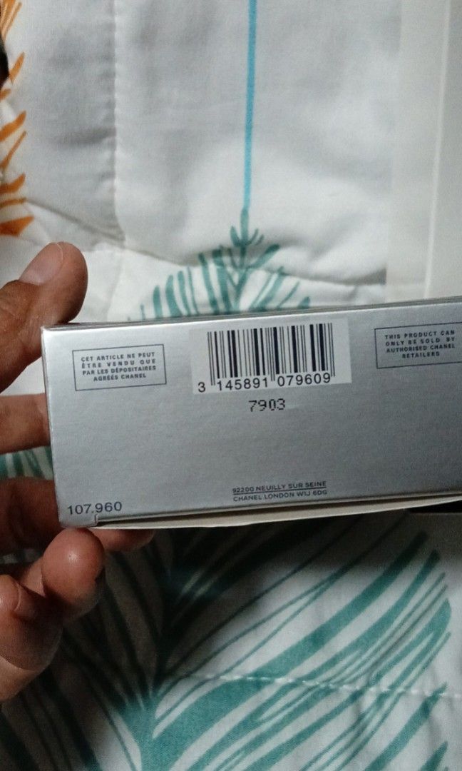 Chanel perfume box and cleansing foam box, Beauty & Personal Care ...