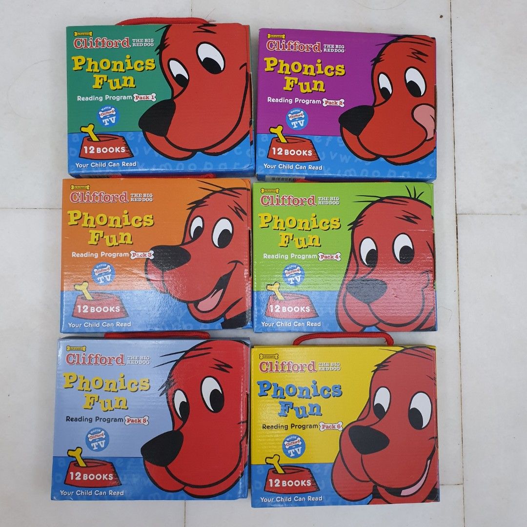 Clifford Phonics Fun Reading Program, Hobbies & Toys, Books & Magazines ...