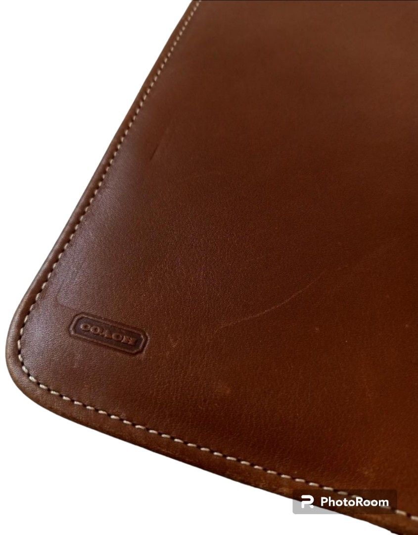 Coach Leather Tie Case, Men's Fashion, Watches & Accessories, Accessory ...
