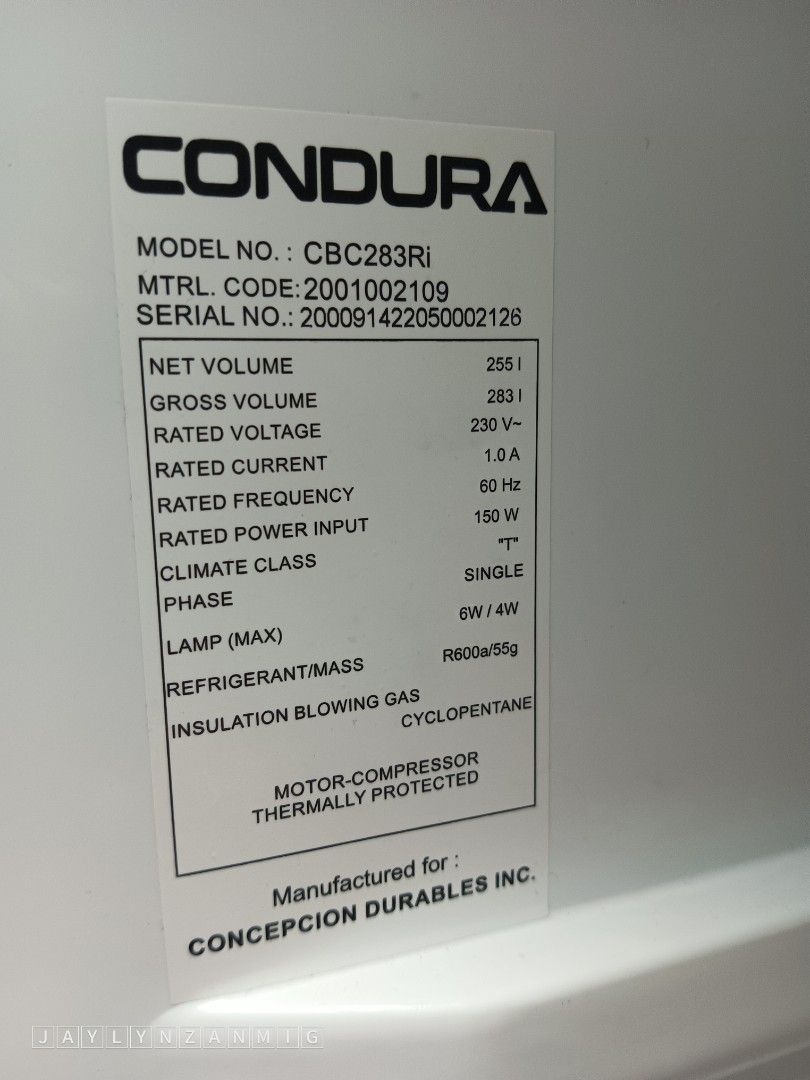 Condura Inverter Chiller, TV & Home Appliances, Other Home Appliances ...