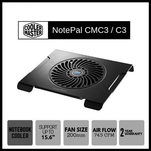 Coolermaster laptop cooling fan, Computers & Tech, Parts & Accessories ...