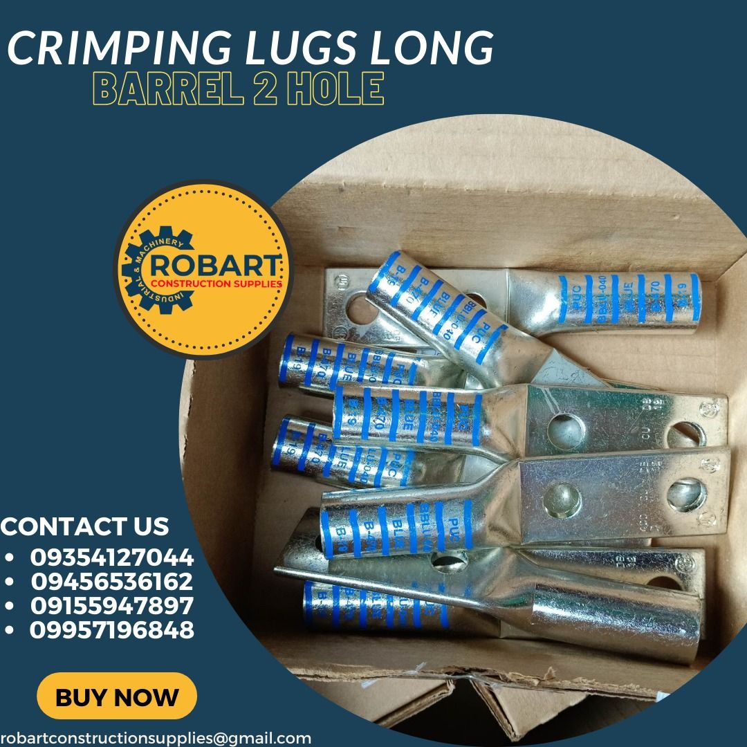 CRIMPING LUGS LONG BARREL 2 HOLE on Carousell