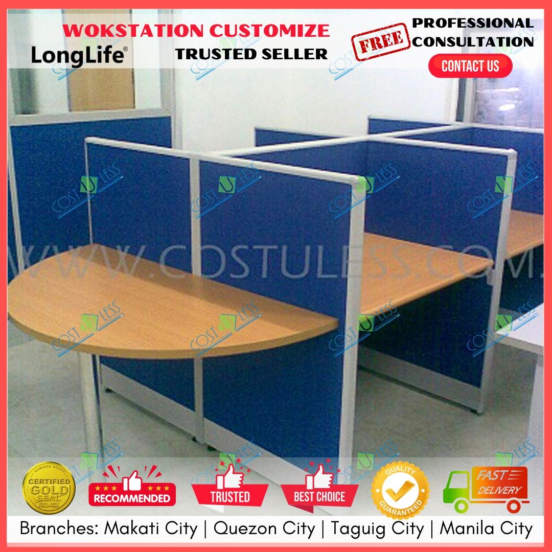CUSTOMIZED WORKSTATION TABLES OFFICE PARTITION, Office Furniture ...