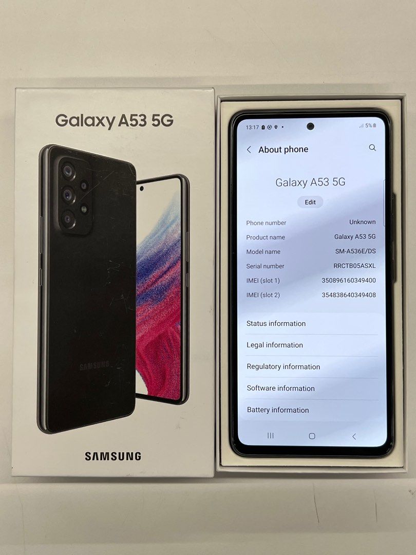 [DEMO SET] SAMSUNG GALAXY A53 8GB RAM + 256GB ROM (FULL SET ORIGINAL ...
