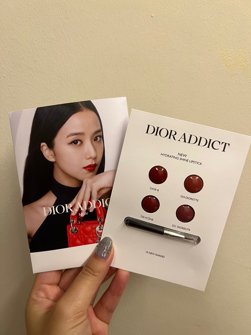 DIOR addict sample with blackpink jisoo, Beauty & Personal Care, Face ...