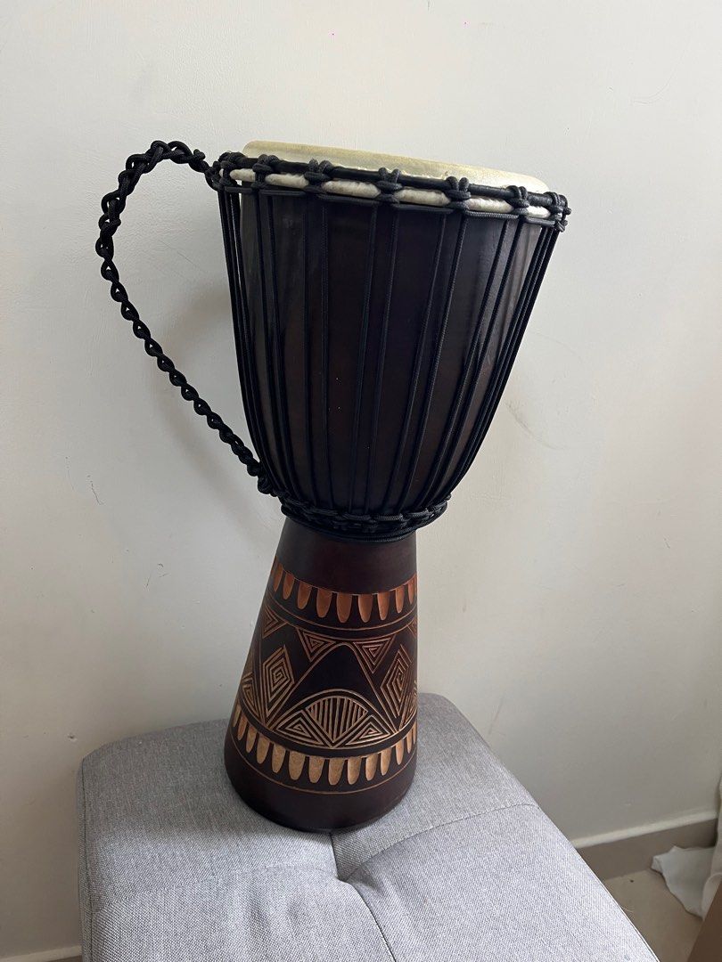 Djembe Indonesian Drum, 興趣及遊戲, 音樂、樂器 & 配件, 樂器 - Carousell