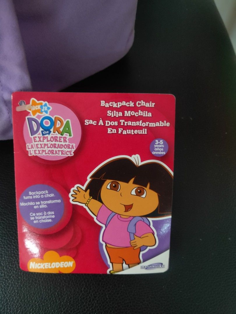Dora the explorer bagpack chair, Babies & Kids, Nursing & Feeding, Baby ...
