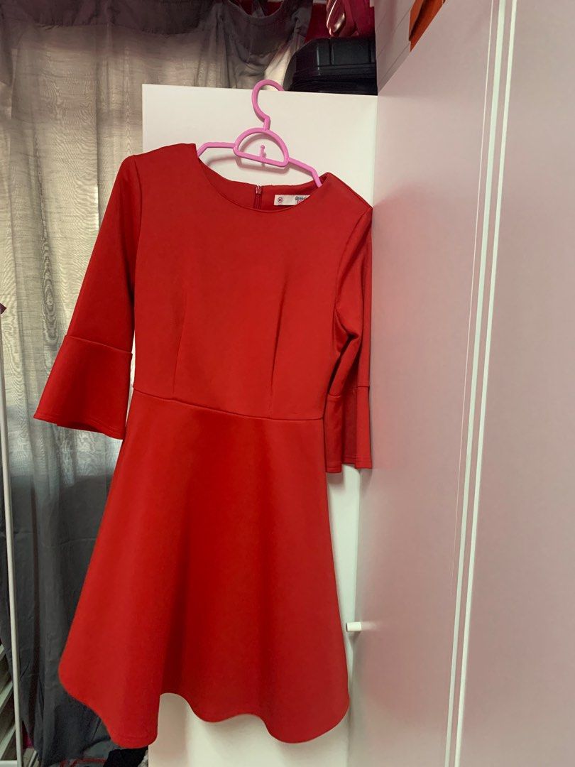 Dressing Paula Red Dress, Women's Fashion, Dresses & Sets, Dresses on ...
