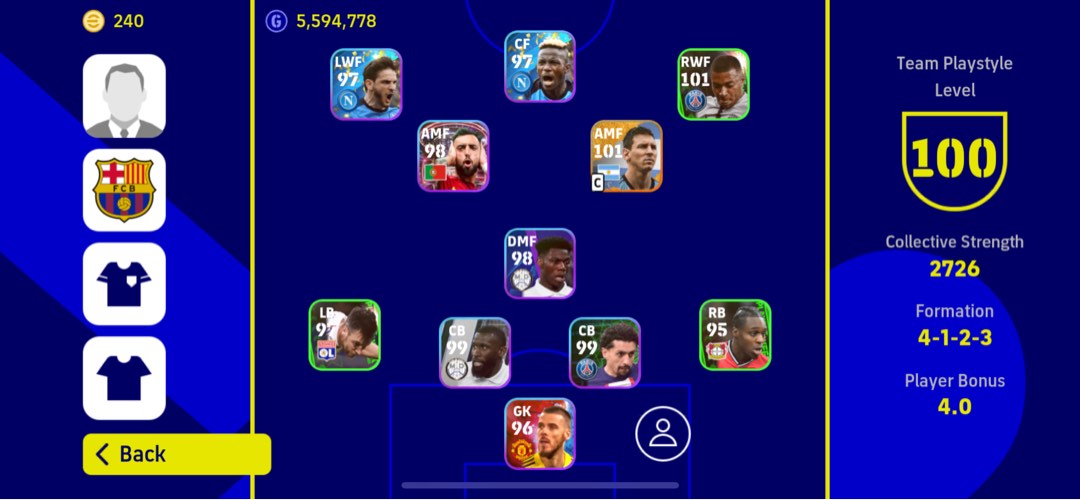 E football Account (squad depth), Video Gaming, Gaming Accessories, In ...