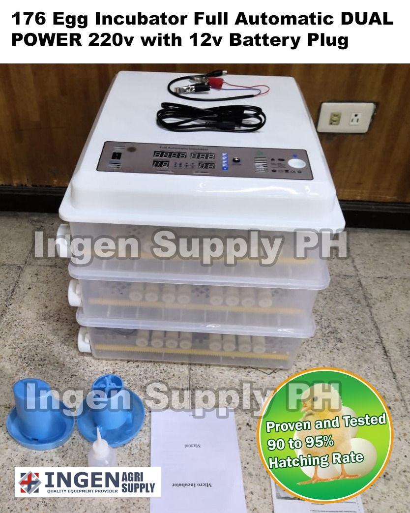 egg incubators heavy duty LED with battery plug DUAL POWER BNEW on ...