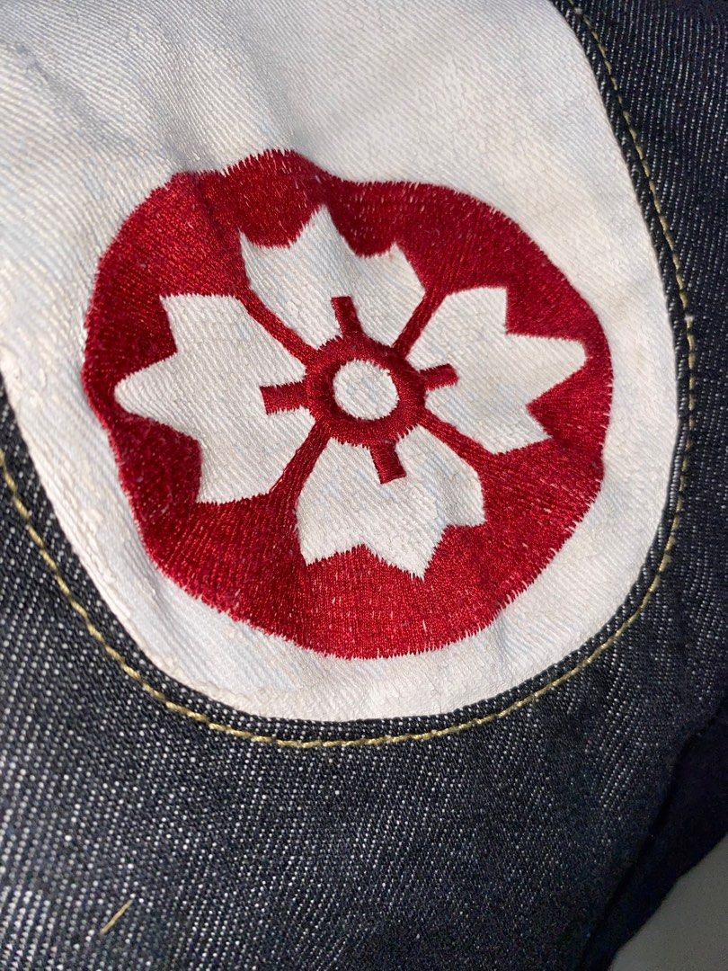 Evisu Daicock Flower Kamon Embroidery Pants, Men's Fashion, Bottoms ...