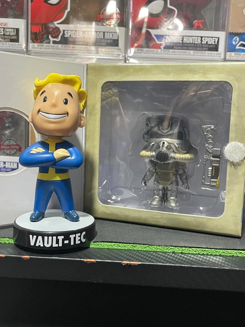 Fallout Vault boy and Power armor on Carousell