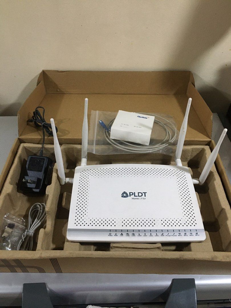 FiberHome AN5506-04-FA GPON ONU, Computers & Tech, Parts & Accessories ...