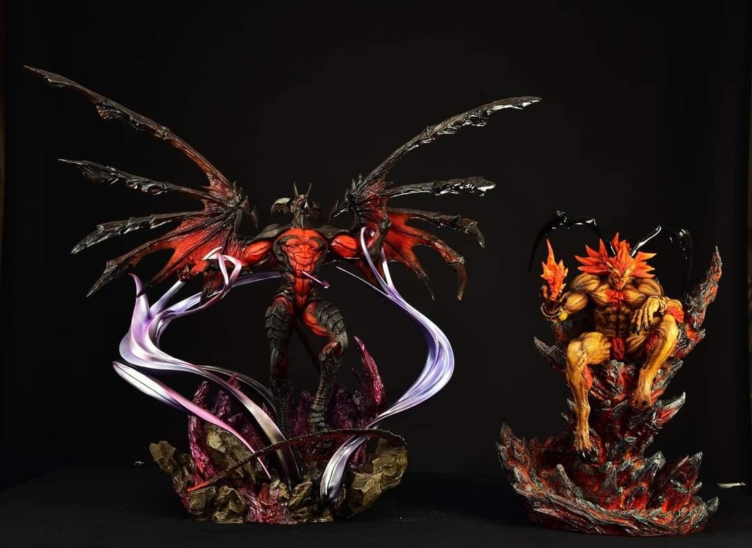 Final fantasy Ifrit Statue (Ancient Studios), Hobbies & Toys, Toys ...